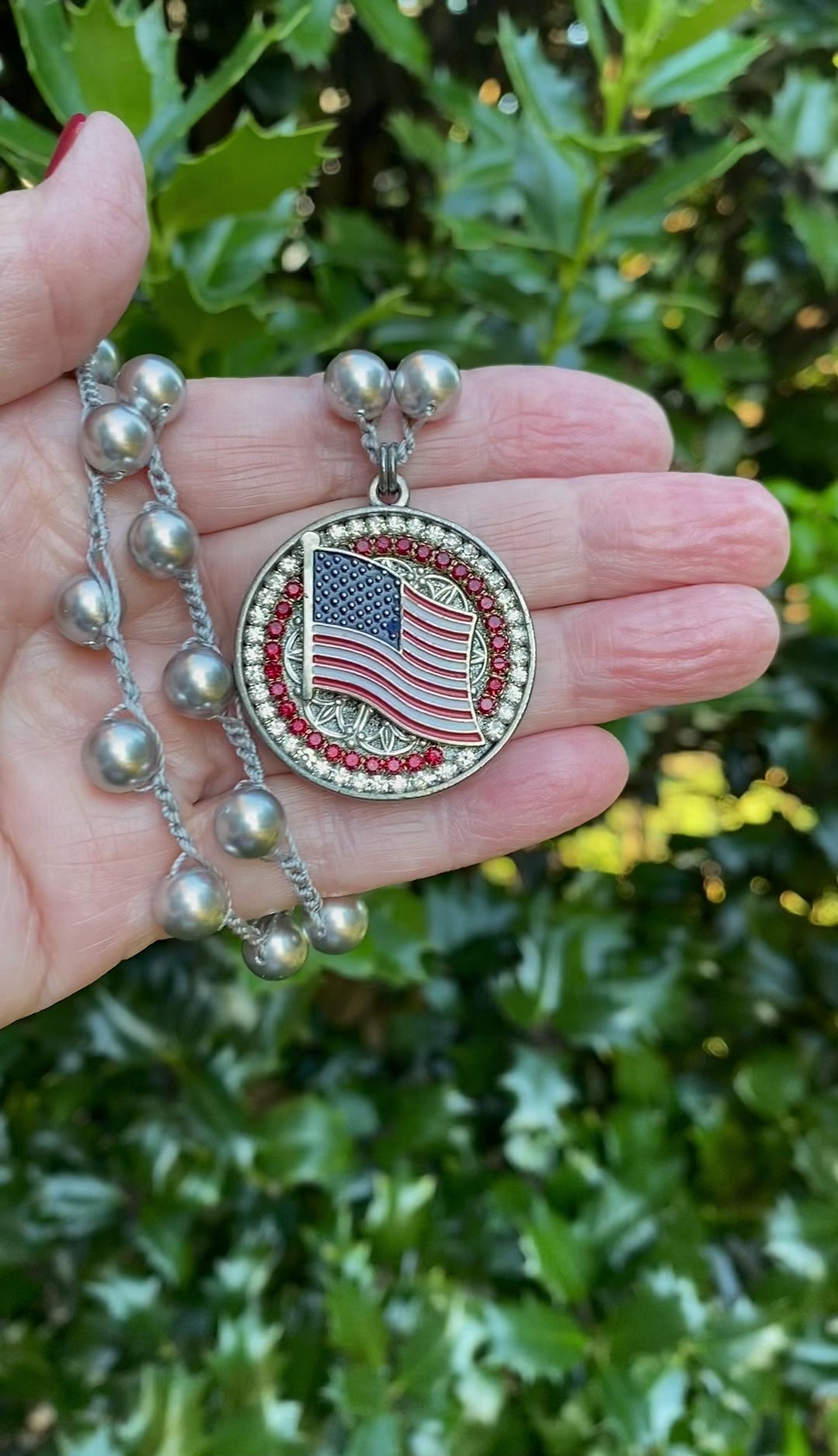 Vintage USA Flag Necklace – The Elegant Muse